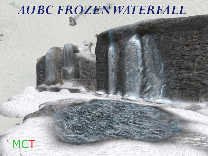 Second Life Marketplace - AUBC FROZEN WATERFALL